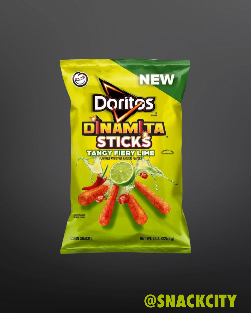 Doritos Dinamita Sticks, Tangy Fiery Lime – Snack_City